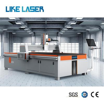 China 1325nm Fiber Laser Marking Machine 1300x2500mm Work Area 50W 100W 200W for Metal Elevator Patterns for sale