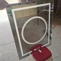 China Large Format Glass Laser Marking Machine 80000h IPG Fiber Laser for Art Decorative Glass Production Line for sale