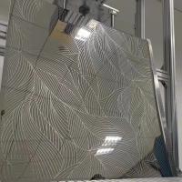 China Large Format Glass Laser Marking Machine 80000h IPG Fiber Laser for Art Decorative Glass Production Line for sale