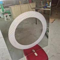 China Large Format Glass Laser Marking Machine 80000h IPG Fiber Laser for Art Decorative Glass Production Line for sale