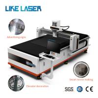 China ITO Low E Glass Laser Engraving Machine 1300x2500mm for Car Rearview Mirror Making for sale