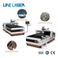 China ITO Low E Glass Laser Engraving Machine 1300x2500mm for Car Rearview Mirror Making for sale