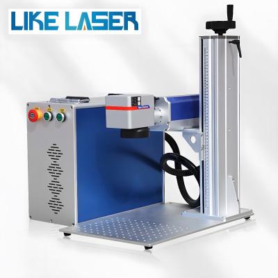 China 100W Portable Fiber Laser Marking Cutting Machine for Metal Jewelry 110x110mm for sale