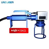 China 20W 30W 50W Mini Portable Handheld Fiber Laser Marking Machine for Metal Engraving 110x110mm for sale