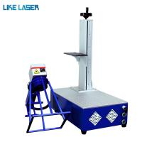 China 30W Fiber Laser Engraver for Metal Desktop Printer Cutter with 110x110mm Marking Area for sale