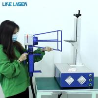 China 30W Fiber Laser Engraver for Metal Desktop Printer Cutter with 110x110mm Marking Area for sale