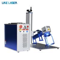 China 30W Fiber Laser Engraver for Metal Desktop Printer Cutter with 110x110mm Marking Area for sale