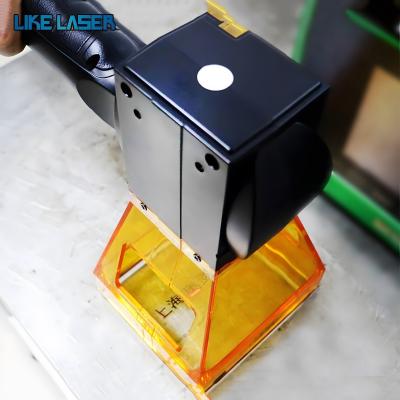 China Mini Portable Handheld Fiber Laser Marking Machine 20W 30W 50W for Metal Hard Plastic Tyre for sale