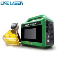 China Mini Portable Handheld Fiber Laser Marking Machine 20W 30W 50W for Metal Hard Plastic Tyre for sale