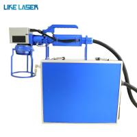 China Mini Portable Handheld Fiber Laser Marking Machine 20W 30W 50W for Metal Hard Plastic Tyre for sale