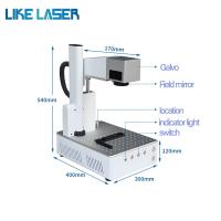 China JPT M7 20W 30W MOPA Fiber Laser Marking Machine Color Laser Engraver for Metal for sale