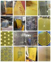 China Customizable LED Bathroom Mirror Art Glass Production Line Laminator for sale
