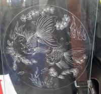 China Artcut Vertical Glass Cutting Plotter Laser Machine for Sandblasting LED Mirror Glass for sale