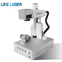 China Fiber Laser Marking Machine 20W 30W Portable All-in-One for Metal PVC ID Card Jewelry for sale