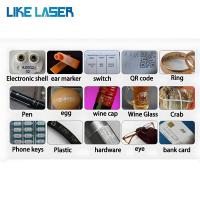 China PP Tube High Speed Flying Laser Marking Machine 175mm Marking Area for sale