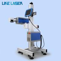 China CO2 Flying Laser Marking Machine 175mm Marking Area for Food Packaging Bags for sale
