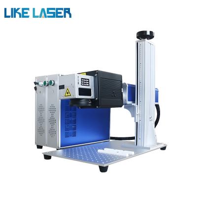 China Mini Fibre Laser Engraver 20W 30W 50W for Gold Jewelry Brass Metal Marking 110x110mm for sale