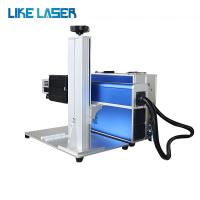 China Mini Fibre Laser Engraver 20W 30W 50W for Gold Jewelry Brass Metal Marking 110x110mm for sale