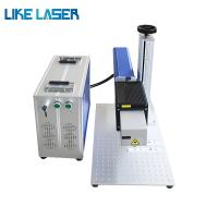 China Mini Fibre Laser Engraver 20W 30W 50W for Gold Jewelry Brass Metal Marking 110x110mm for sale