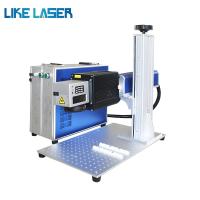 China Mini Fibre Laser Engraver 20W 30W 50W for Gold Jewelry Brass Metal Marking 110x110mm for sale