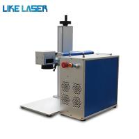 China Fiber Laser Marking Machine 20W 30W 50W 100W 200W for Metal Stainless Steel with Marking Speed 10000mm/s for sale