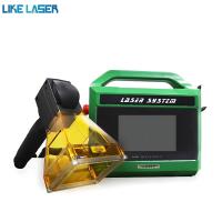 China 50W 3D Auto Focus Dynamic Fiber Laser Marking Machine for Jewelry Gold Silver Dog Tag Rings 110x110mm for sale