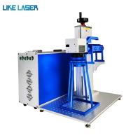 China Handheld Fiber Laser Marking Machine 30W 100W for Color Engraving on Metal for sale