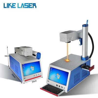 China Fiber Laser Marking Engraving Cutting Machine 50W 80W 100W All-in-One for Metal and Non-Metal for sale