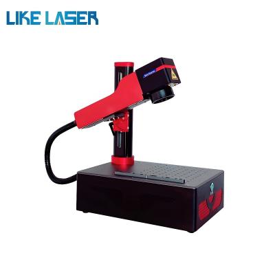 China 175mm x 175mm Fiber Laser Engraving Machine 20W 30W 50W for Granite Stone Stamp Making for sale