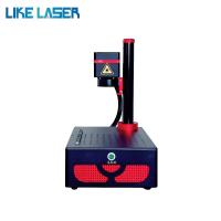 China 175mm x 175mm Fiber Laser Engraving Machine 20W 30W 50W for Granite Stone Stamp Making for sale