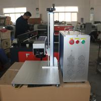 China Mini Portable Fiber Laser Marking Machine 20W 30W 50W Raycus Max IPG JPT Mopa Engraver Etcher for sale