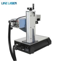 China 50kw Drink Bottle Time Marking Flags Makers Mark Perfumes UV Laser Marking Machine for sale