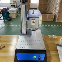 China GBOS 3W 5W Portable UV Laser Marking Machine for Fabric Elastic Band Engraving for sale
