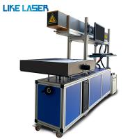 China 80W 100W 130W CO2 Galvo Laser Marking Machine for Glass Tube Ceramics Crystal Engraving for sale