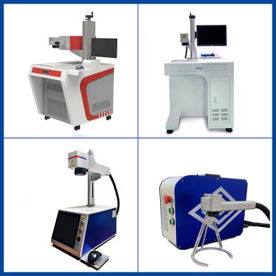 China Fiber Laser Marking Machine 20W 30W 50W Air Cooling Raycus JPT Laser Source for sale