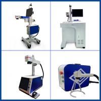 China Desktop 30W Fiber Laser Marking Machine 110x110mm Marking Area 10000mm/s Speed for sale