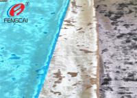 China Customize Crushed ice Polyester Spandex Velvet Fabric Knitting For Dress for sale