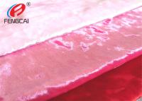 China Ice Korea Polyester Spandex Velvet Fabric 150cm Width 220gsm Knitting Shiny for Dress for sale
