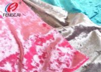 China Shiny Ice Velvet 95% Polyester 5% Spandex  Fabric Knitting Breathable Fabric for sale