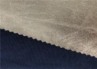 China Gold Silver Shiny Foil Printing Polyester Spandex Knit Fabric 150cm 220gsm for Leggings for sale
