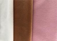 China 75D/144F Polyester Spandex Velvet Knit Fabric - 260GSM Weight, 160cm Width, Super Soft Stretch Material for sale