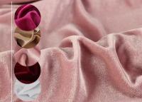 China KS Korean Velvet Fabric 96 Polyester 4 Spandex 150cm Width 250gsm for Garment Sofa for sale