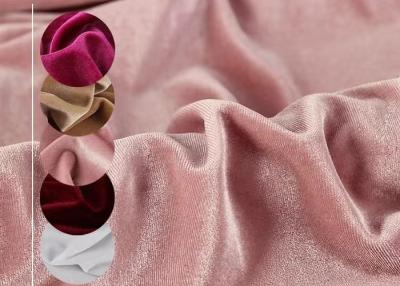 China KS Korean Velvet Fabric 96 Polyester 4 Spandex 150cm Width 250gsm for Garment Sofa for sale
