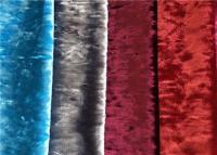 China 250gsm KS Polyester Spandex Velvet Fabric Crushed Ice Dress Fabric 150cm Width for sale
