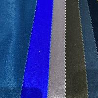 China Polyester Spandex Ice Velvet Fabric 4 Way Stretch Crushed for sale