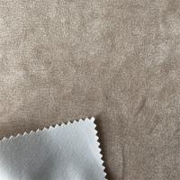 China Curtain Holland Velvet Fabric 100% Polyester Customized Color for sale