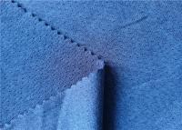 China Soft 160GSM Grey Cationic Melange Polyester Spandex Fabric 57/58 Inch for T-Shirt for sale