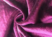 China Polyester Spandex Ice Velvet Fabric 4 Way Stretch Crushed for sale