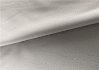 China 50D Polyester Spandex Fabric 240gsm Single Side Peached Stretch Interlock Knit for sale
