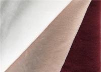 China Double Side Plush Velvet Spandex Fabric 280GSM 160cm for Pajamas for sale